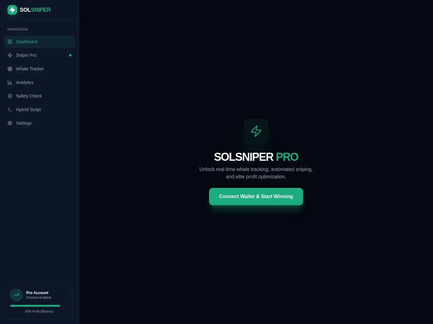 Solana Sniper Bot Suite