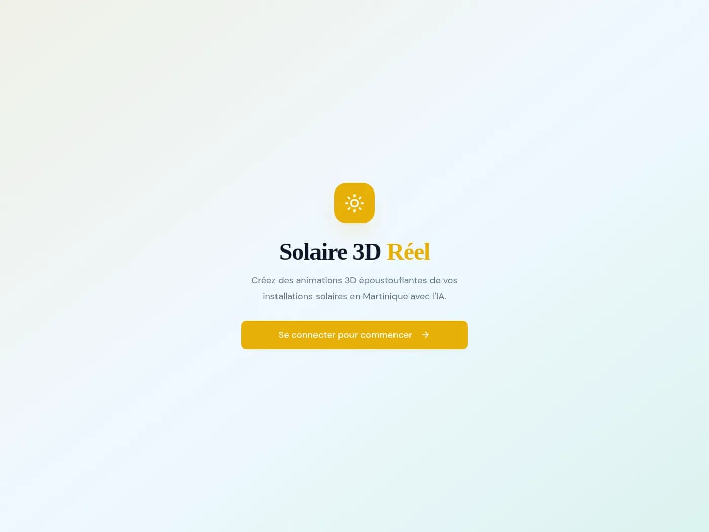 3D Solar Roof Visual