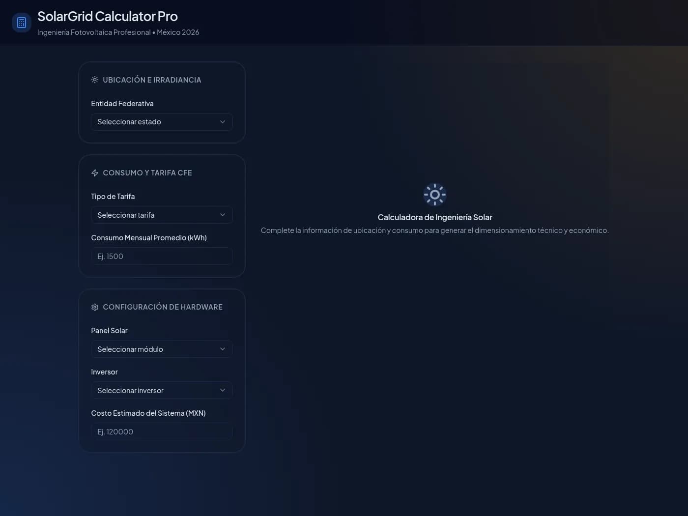 SolarGrid Calculator Pro