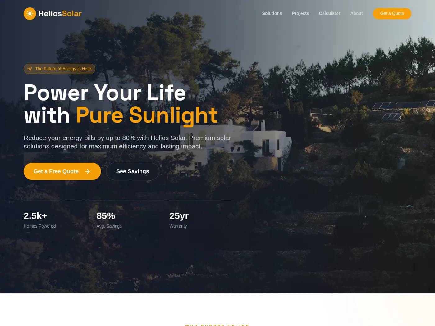 Solar Company Website