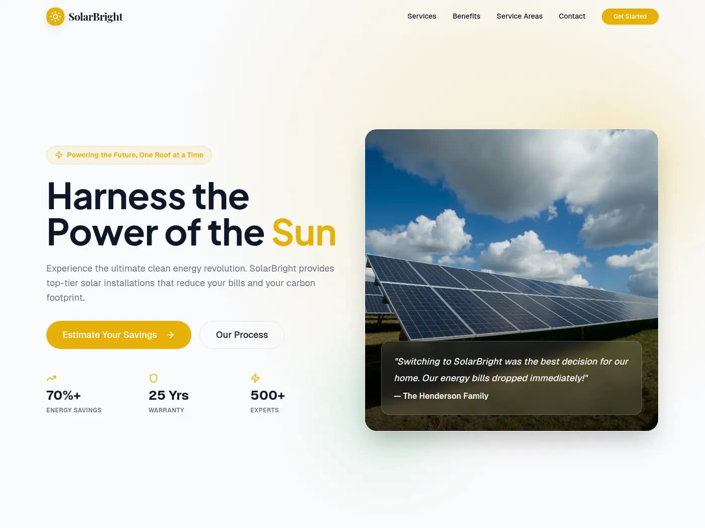 SolarBright Web Portal