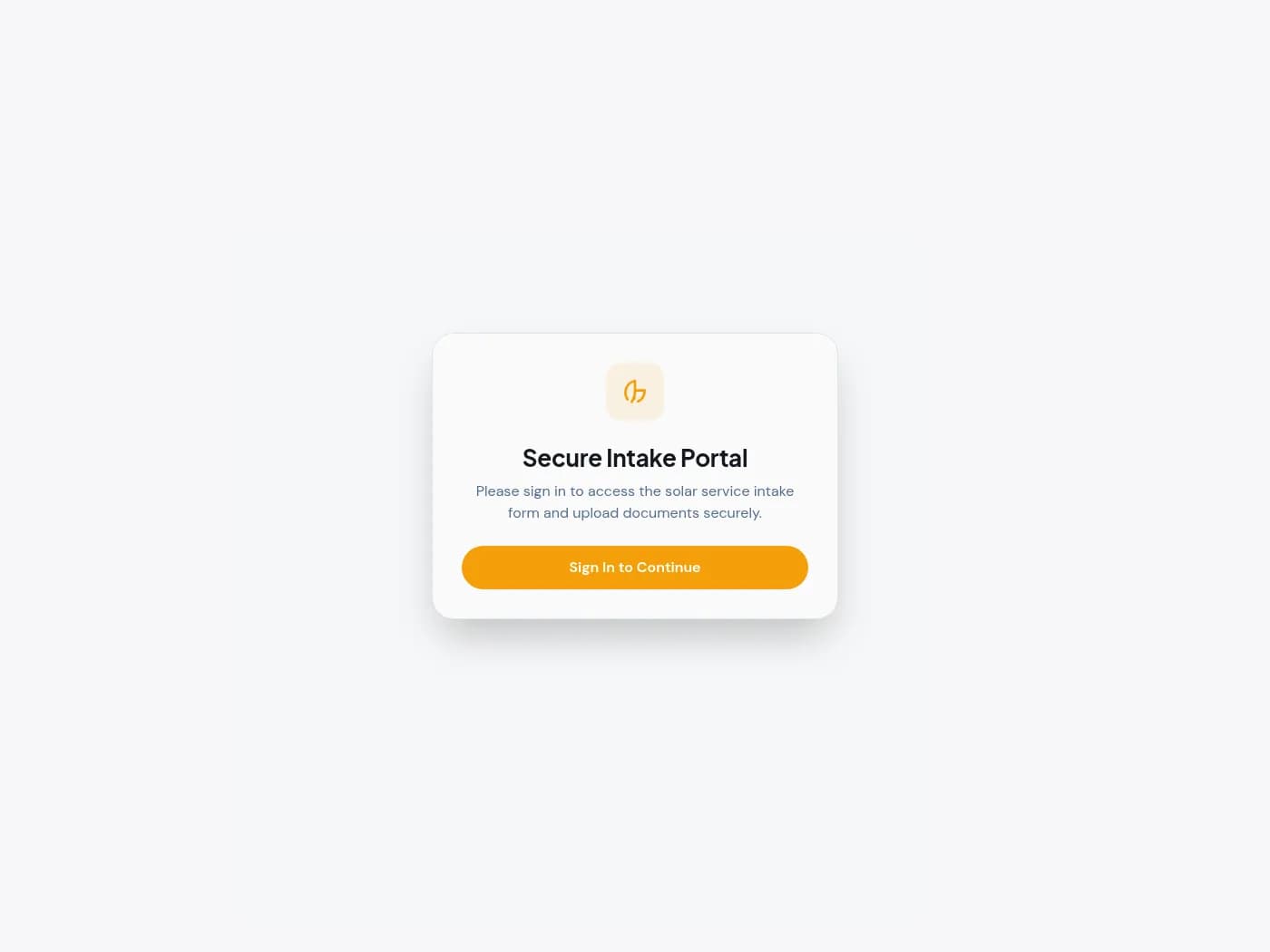 Solar Services Intake Form