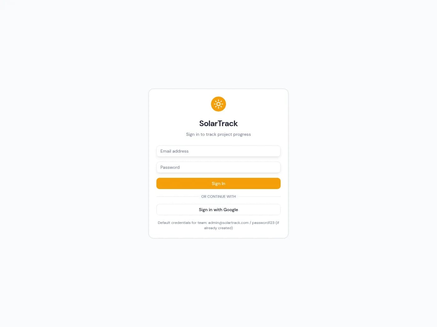 Solar Progress Tracker