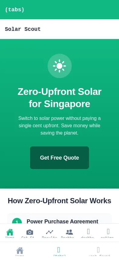 Solar Scout Referral App