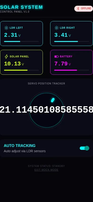 Solar Servo Control App