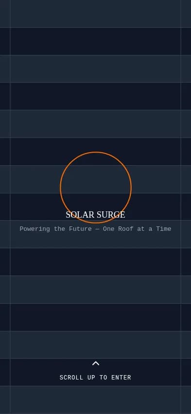 Solar Surge Web Experience
