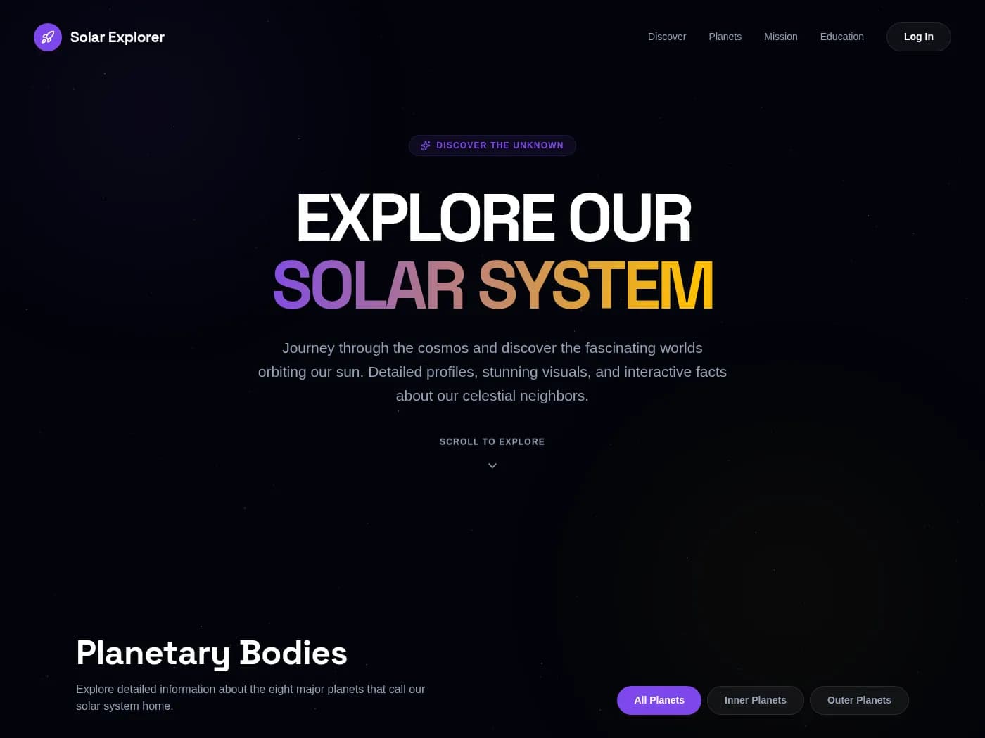 Solar System Explorer