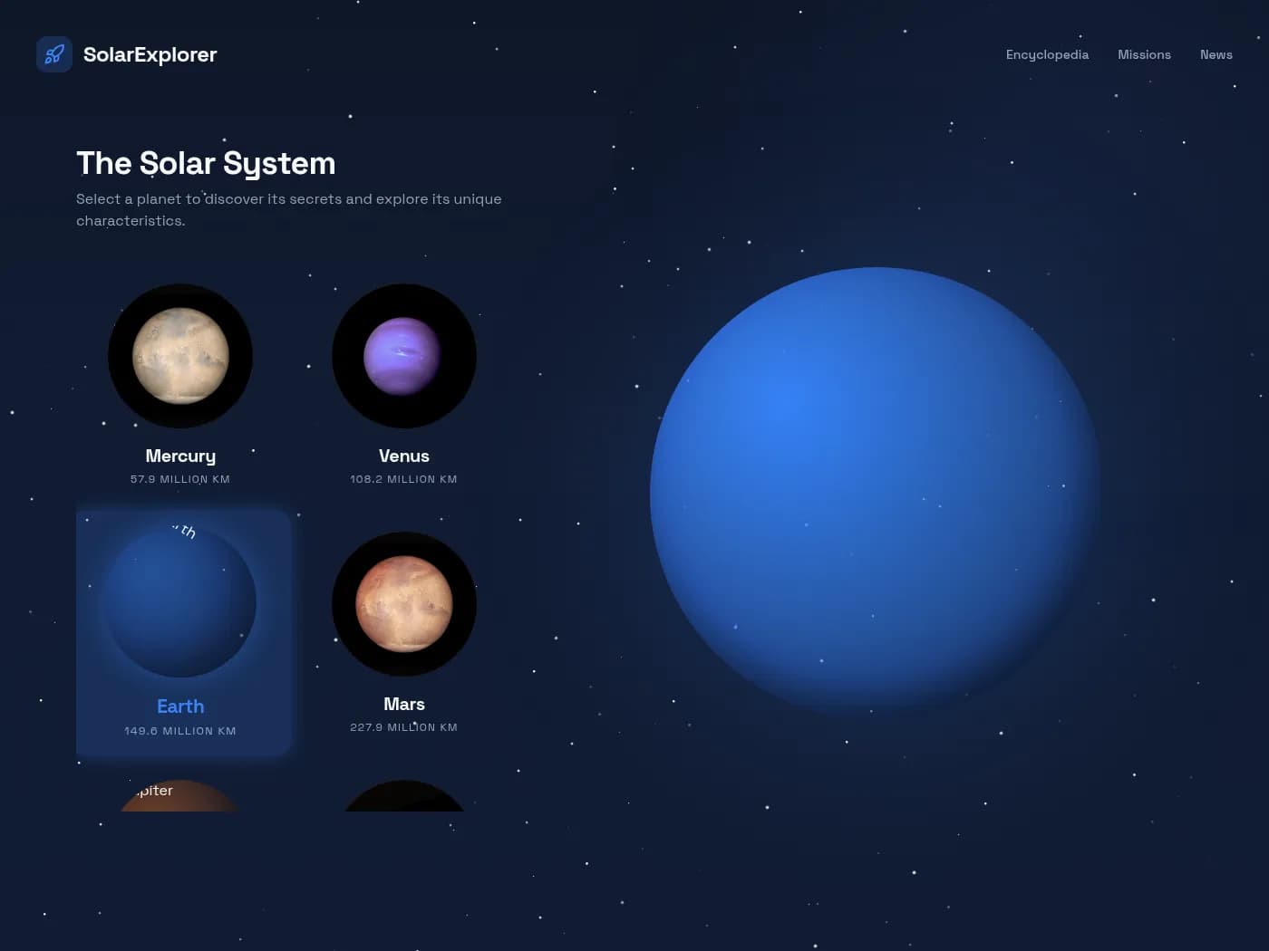 Solar System Explorer