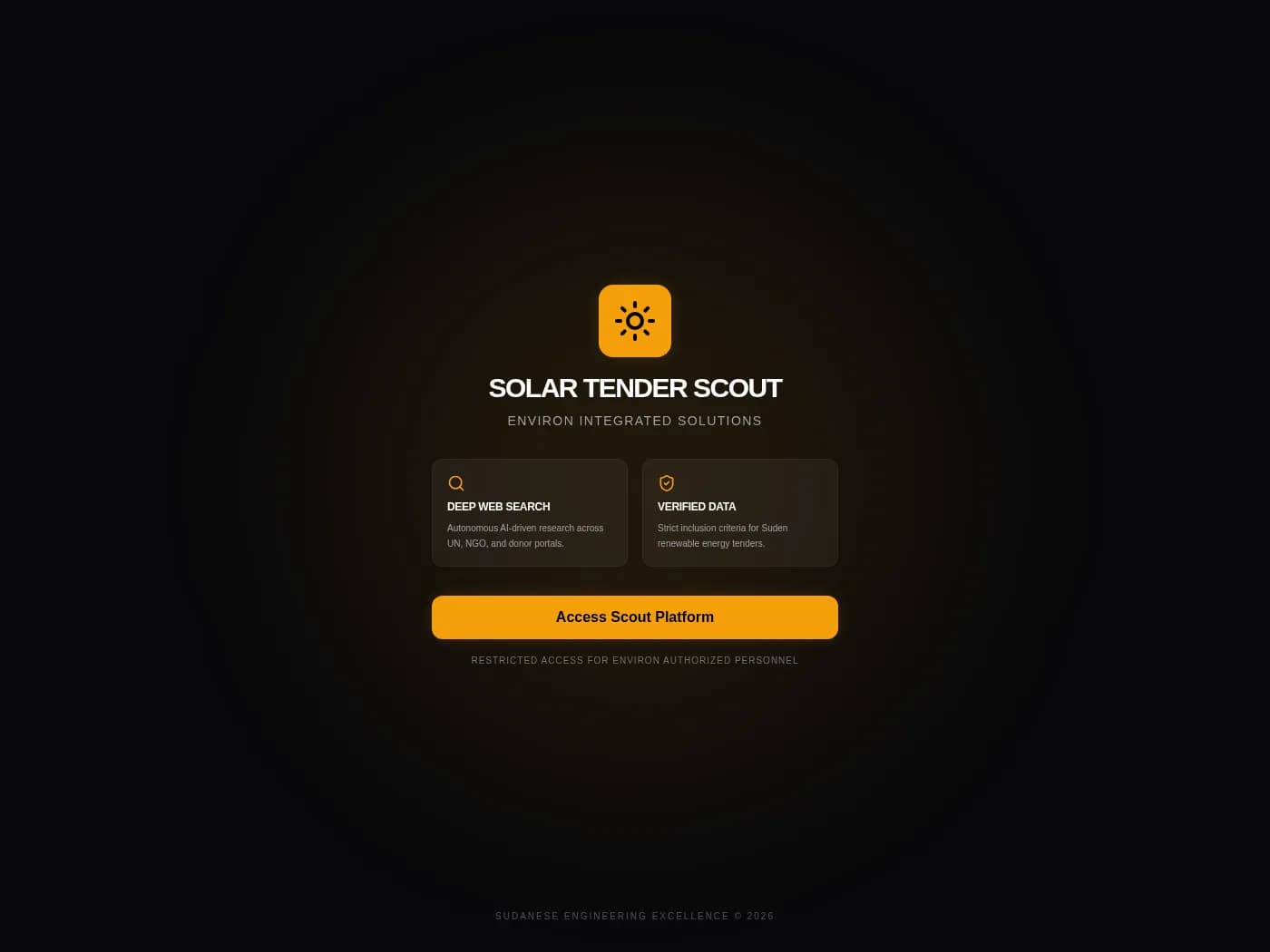 Solar Tender Scout