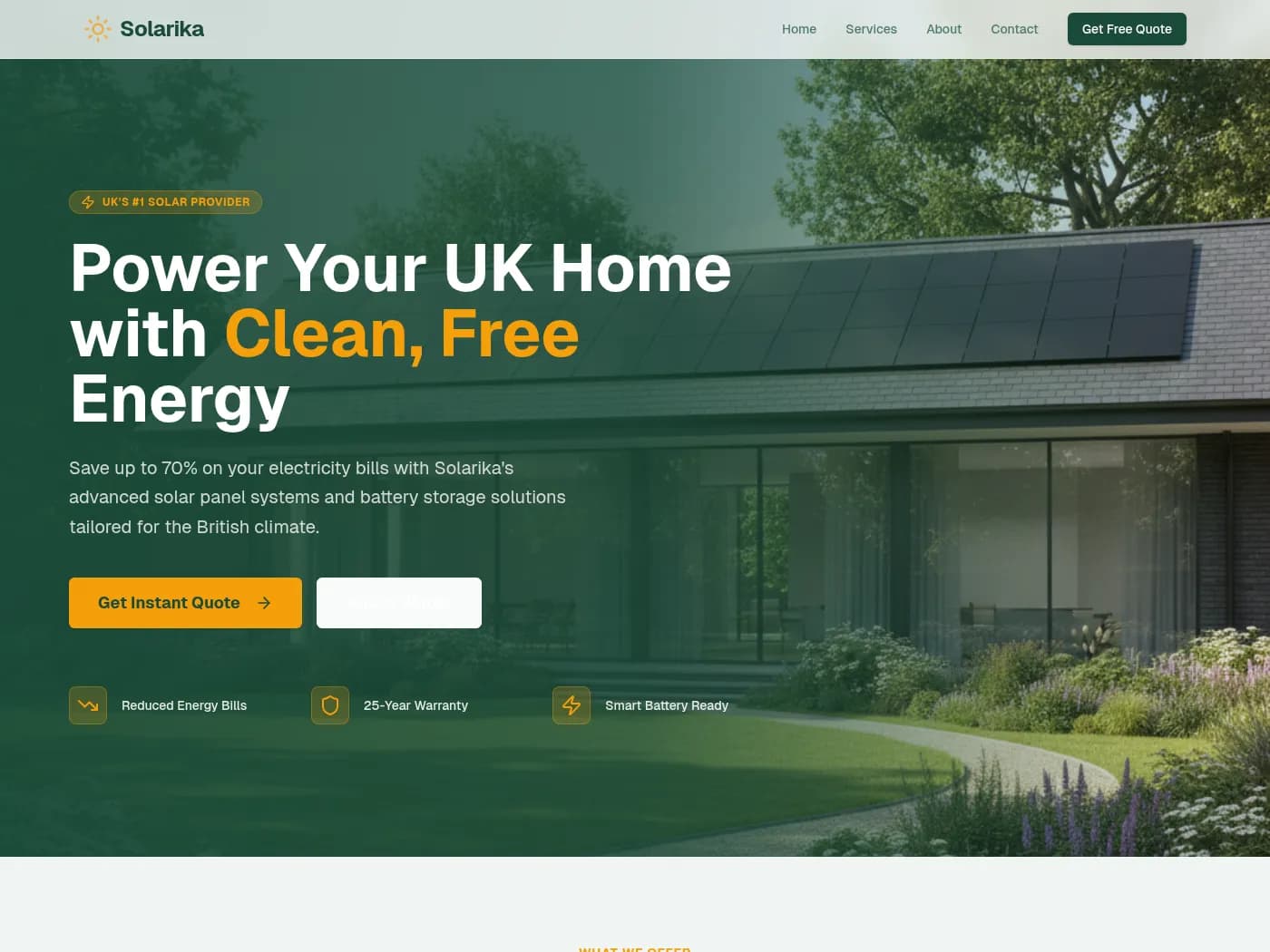 Solarika Green Energy Site