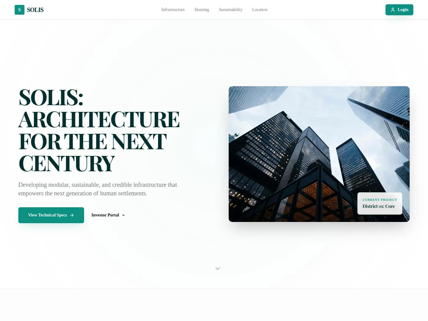 Solis CMS Website