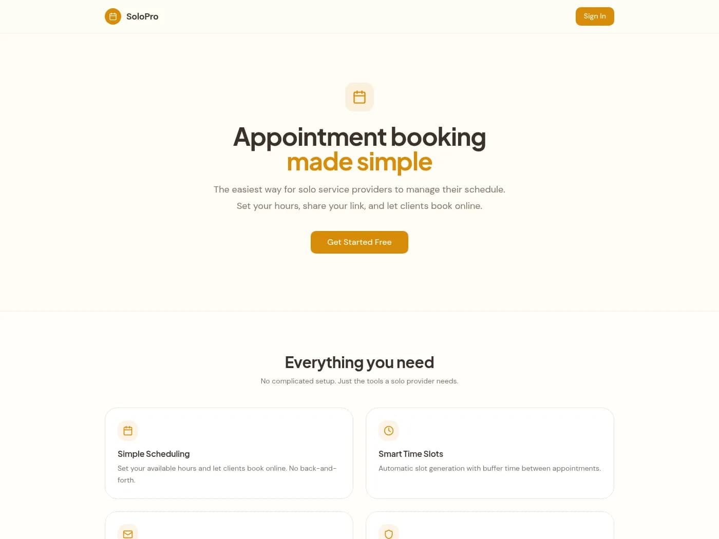 SoloPro Scheduler