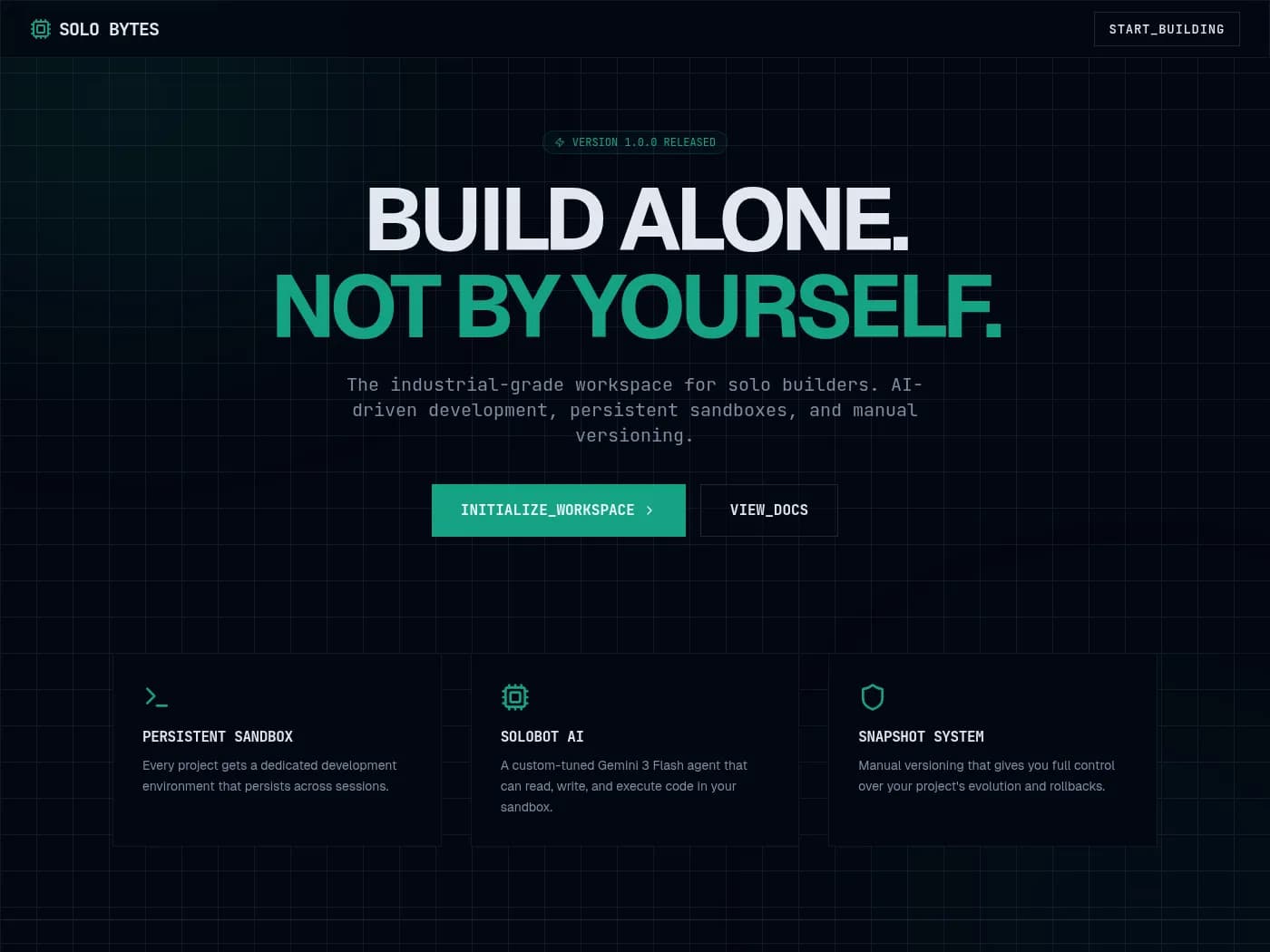 Solo Bytes AI Workspace