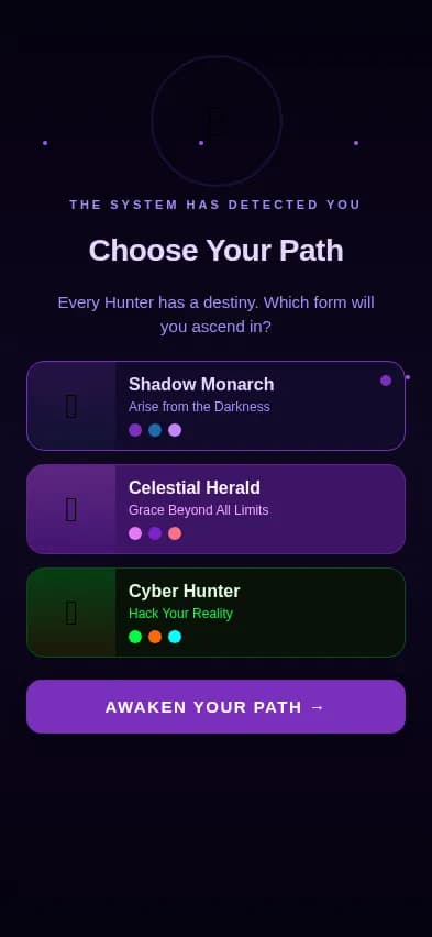 Solo Leveling System App