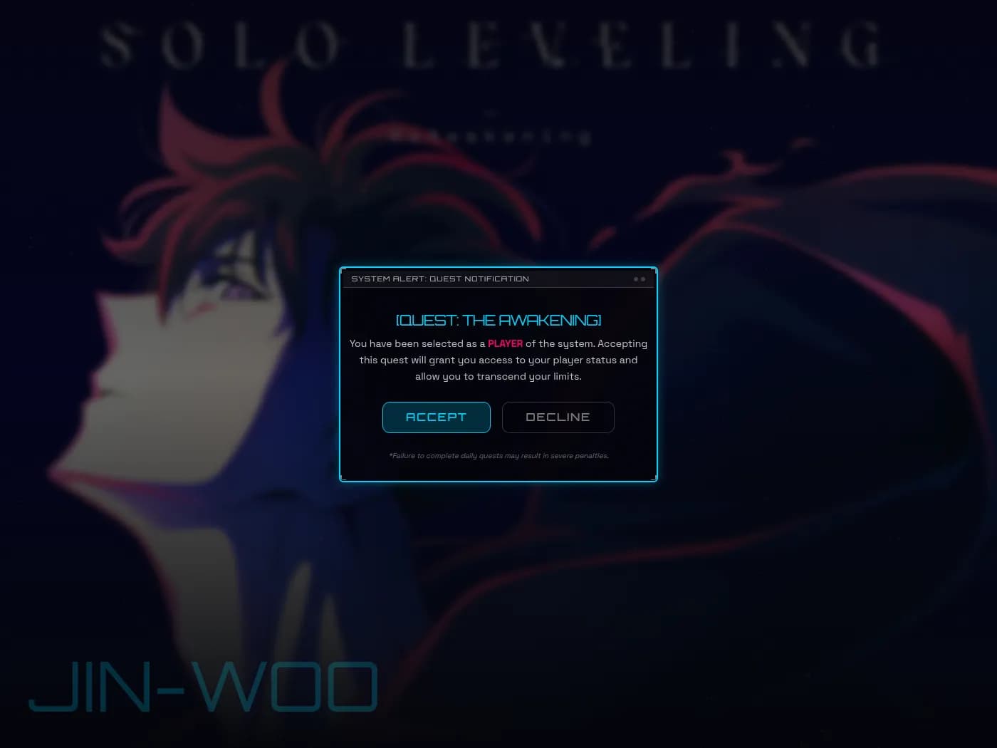 Solo Leveling Experience Site