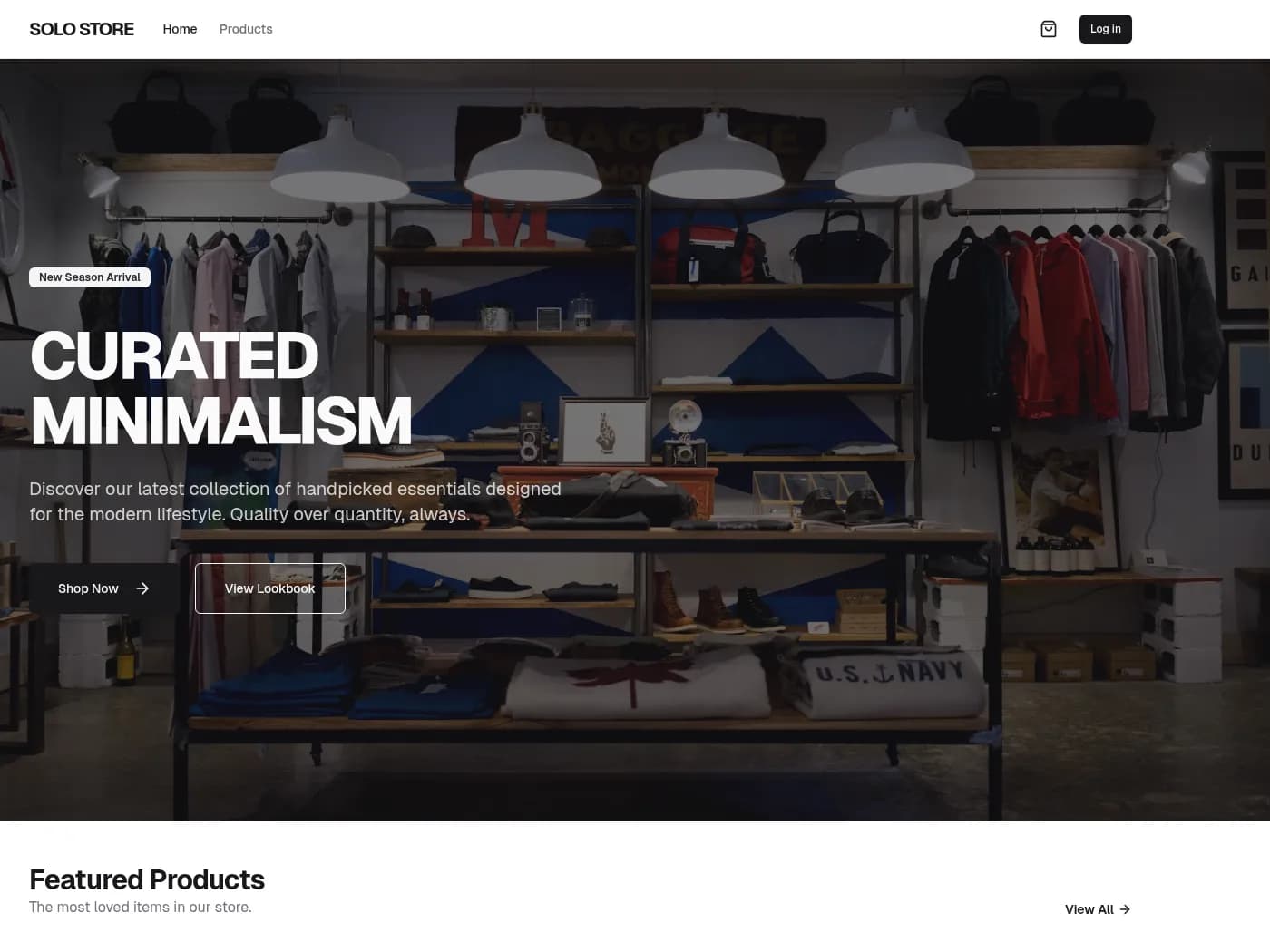 Solo Seller Shop
