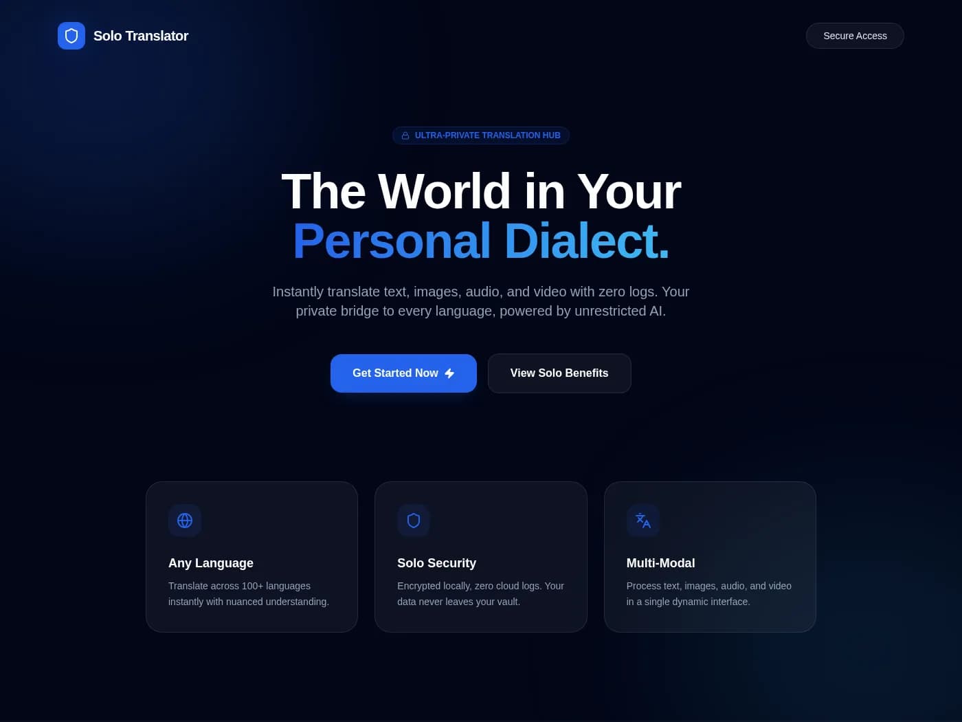 Solo Universal Translator