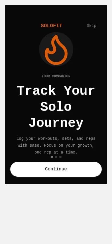 SoloFit Mobile App