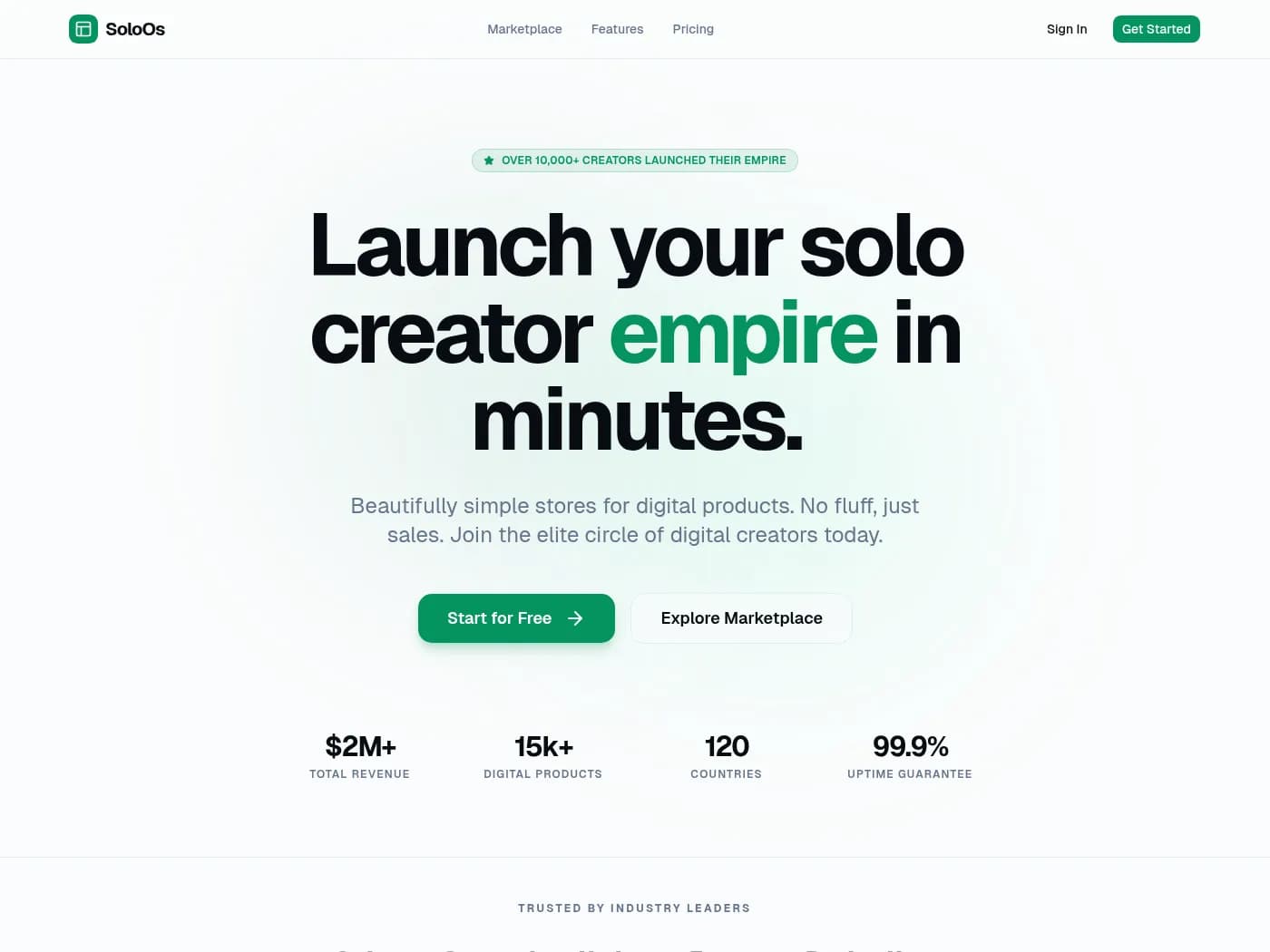SoloOs Creator Platform