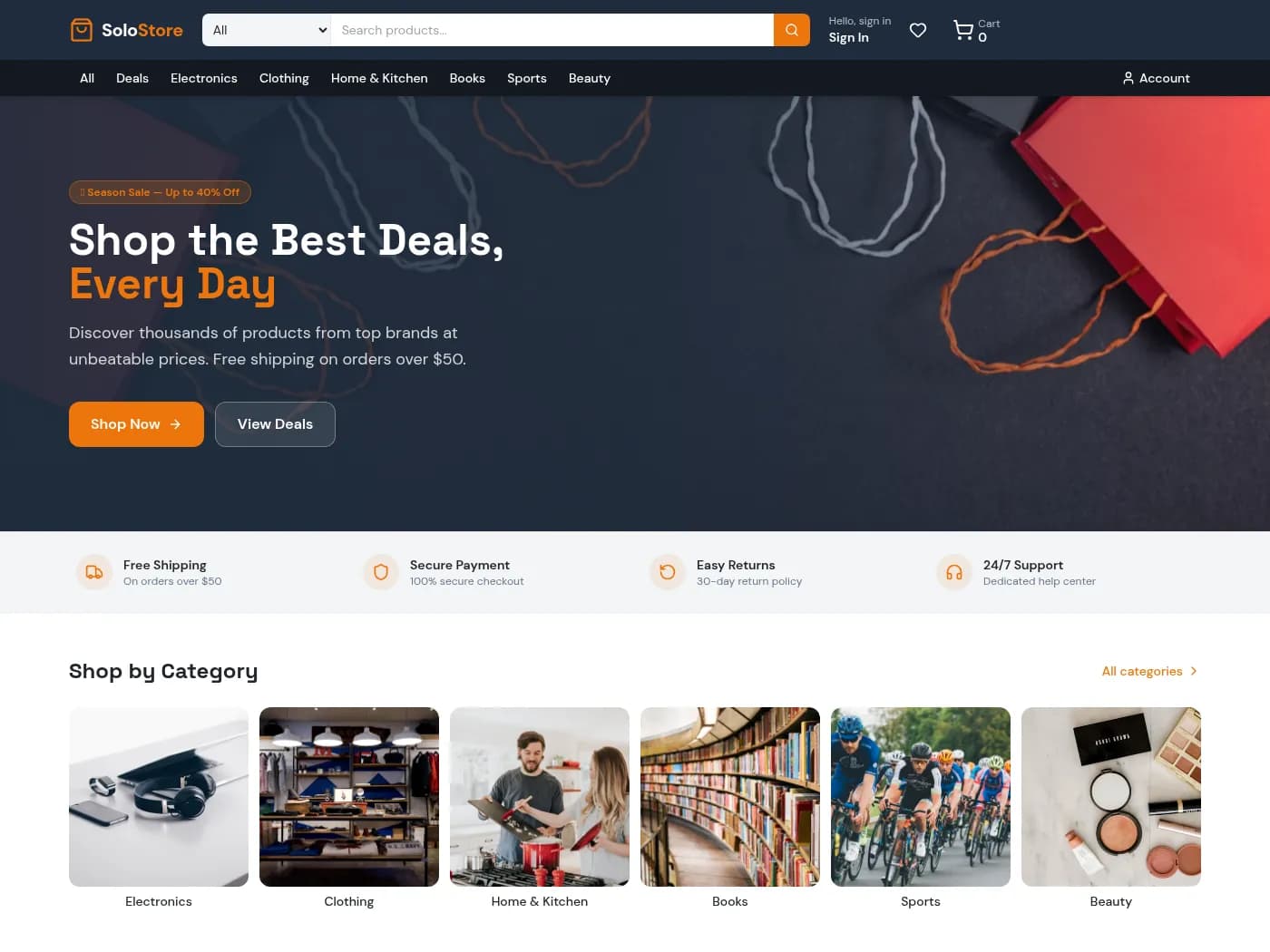 SoloStore E-Commerce