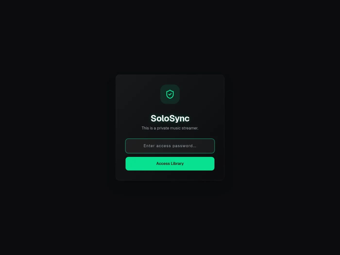 SoloSync Music Streamer