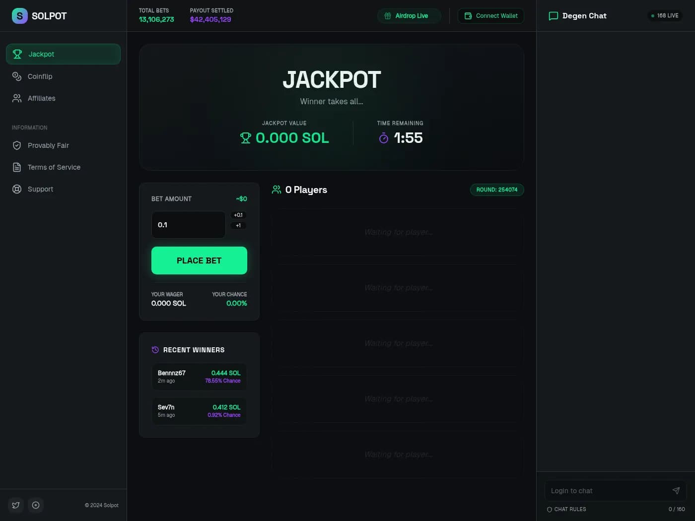 Solpot Staking Clone