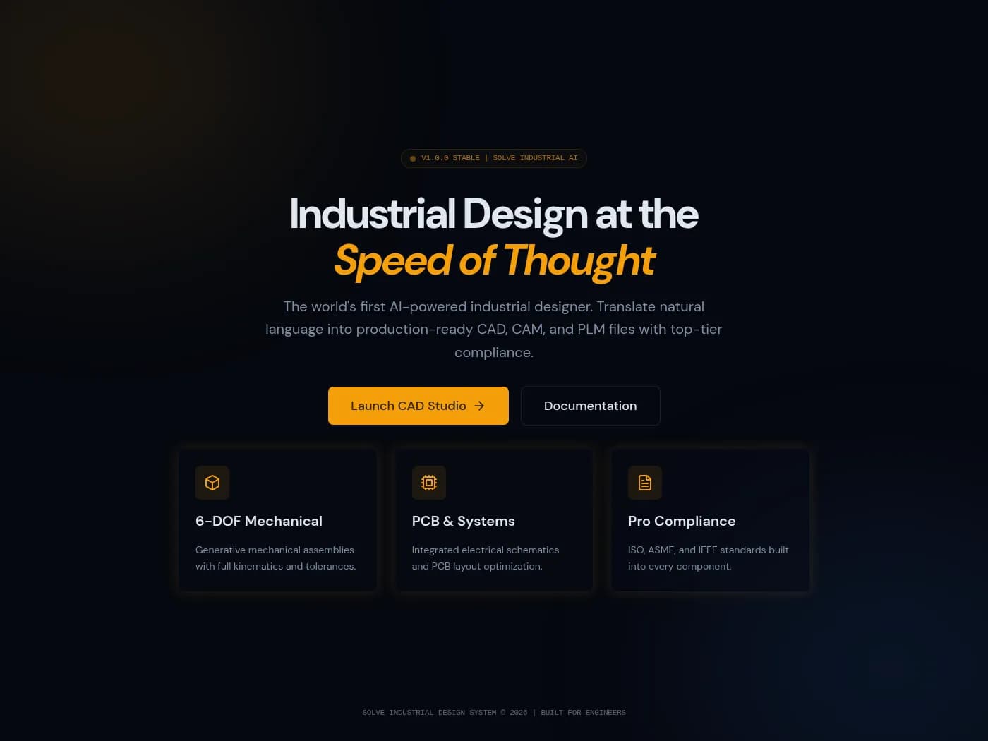 SOLVE Industrial AI Designer