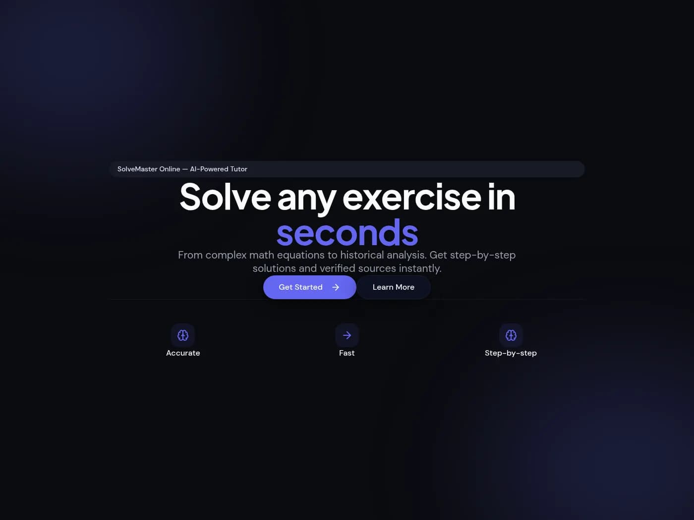 SolveMaster Online