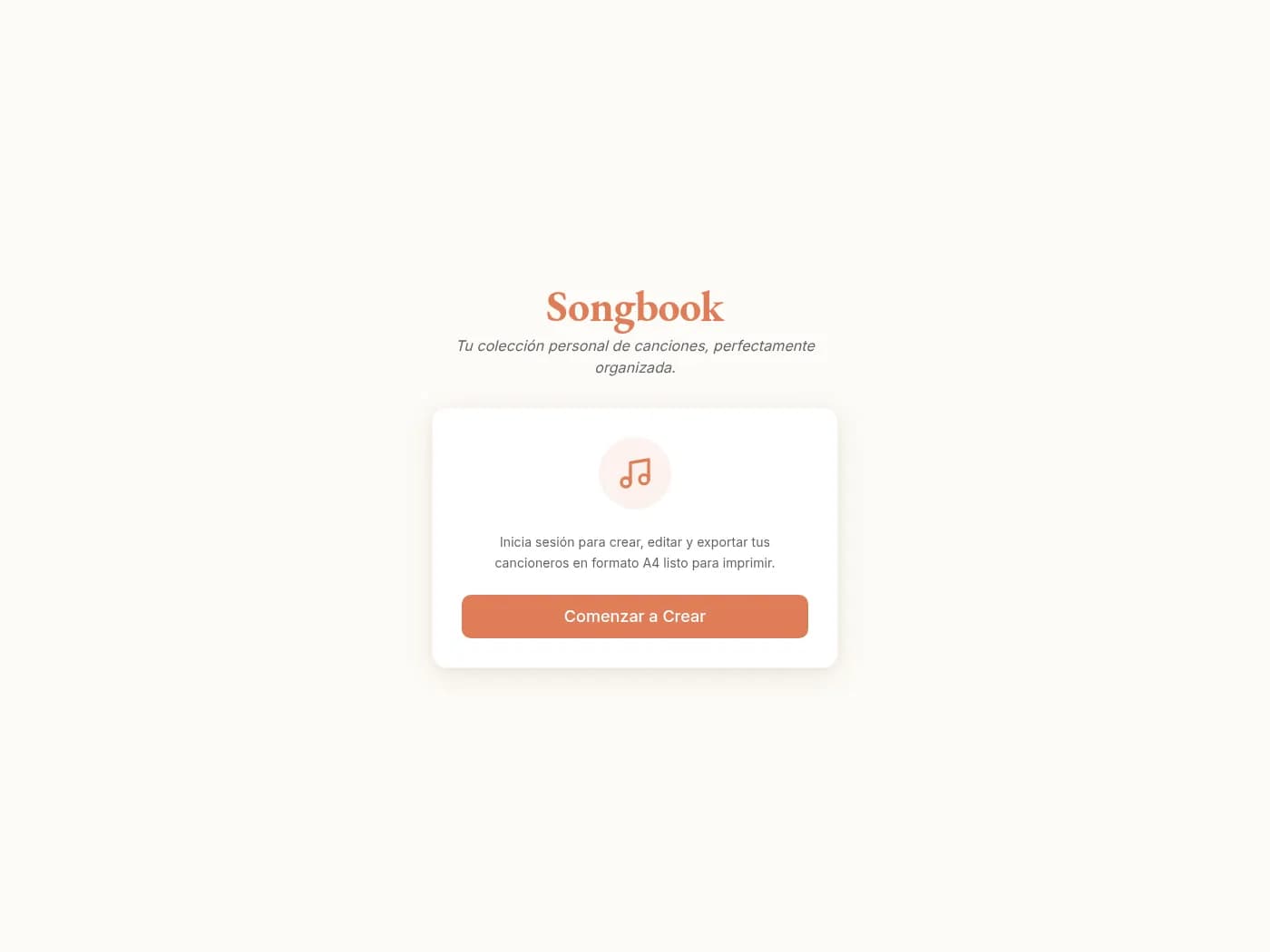 Songbook Creator
