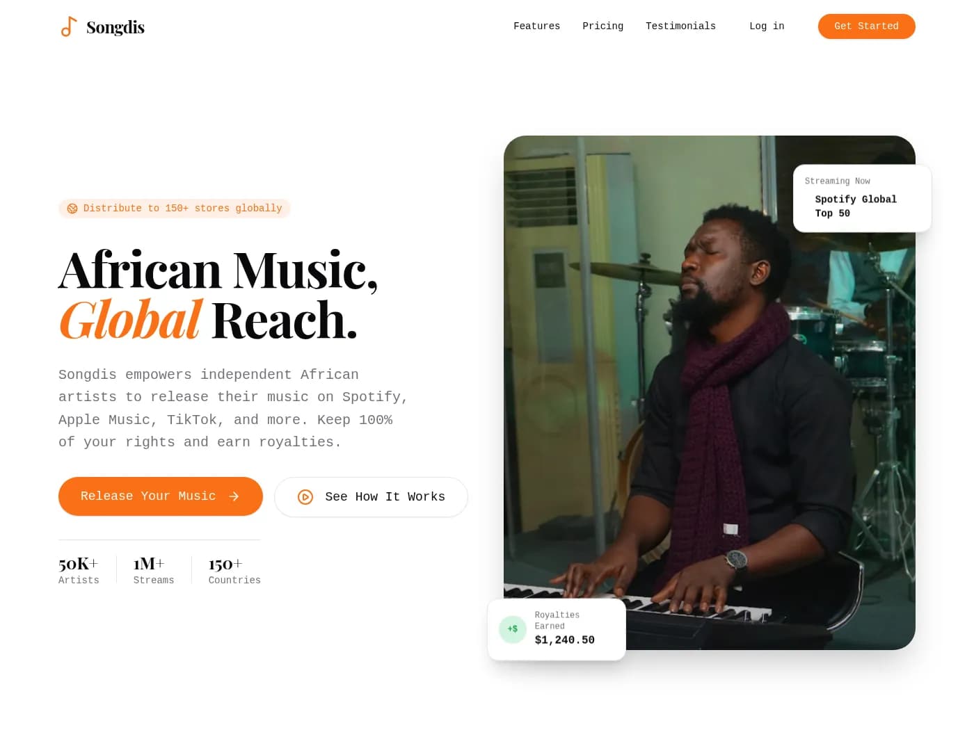 Songdis Music Landing