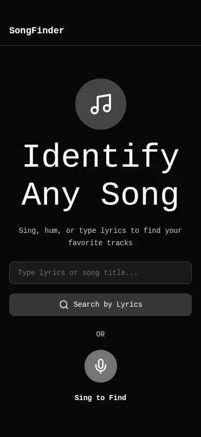 SongFinder Mobile