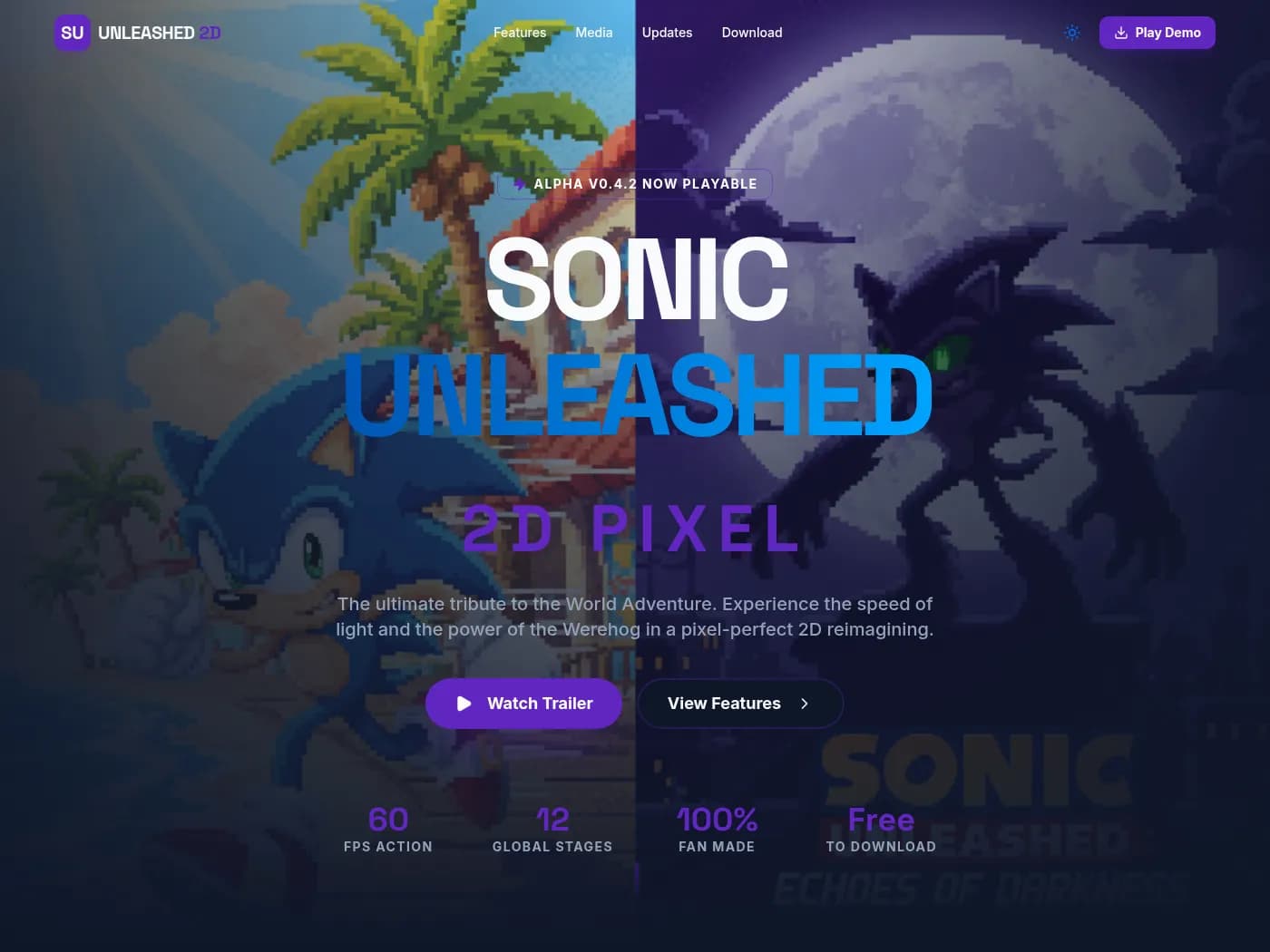 Sonic Unleashed 2D Fan Site
