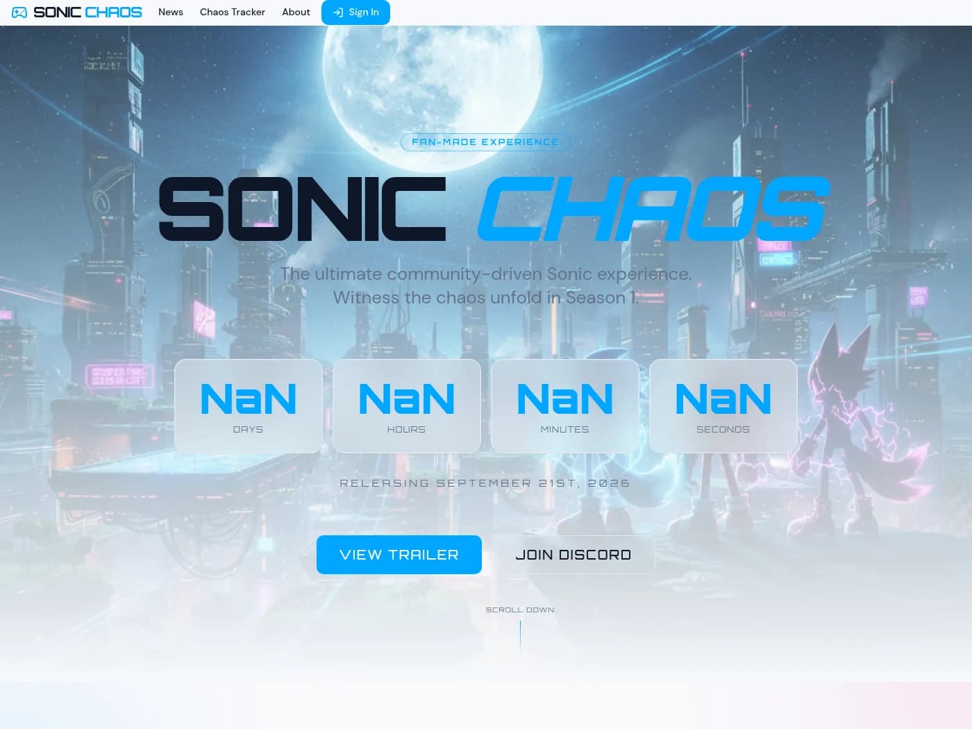 Sonic Chaos News Hub