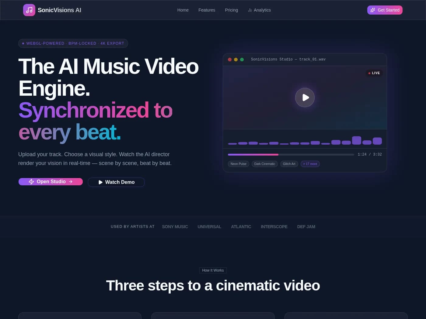 SonicVisions AI