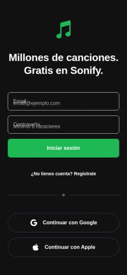 Sonify Music App