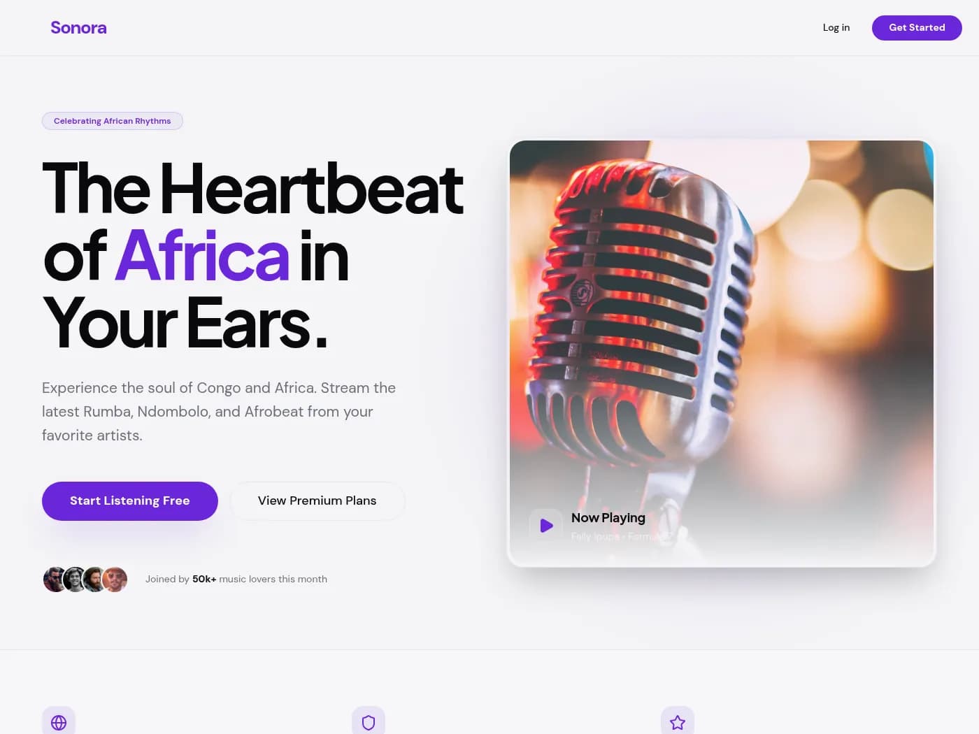 Sonora Music Web App