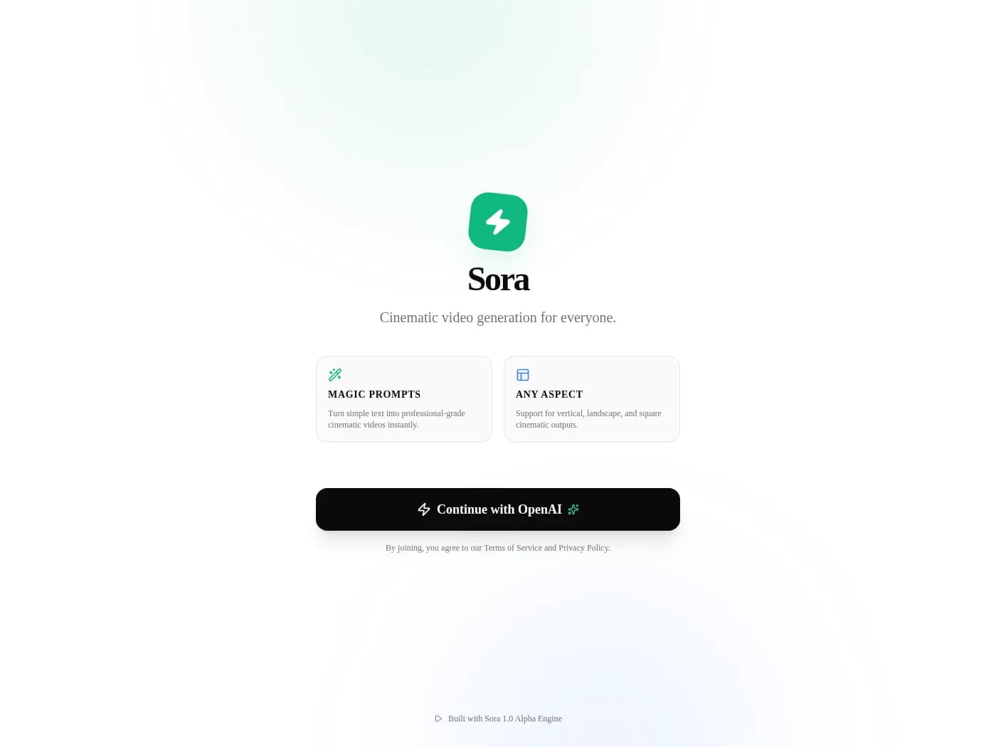 Sora ChatGPT Clone