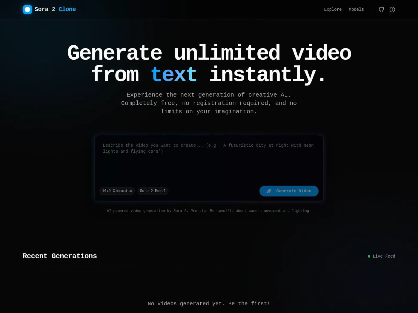 Sora 2 Video Clone
