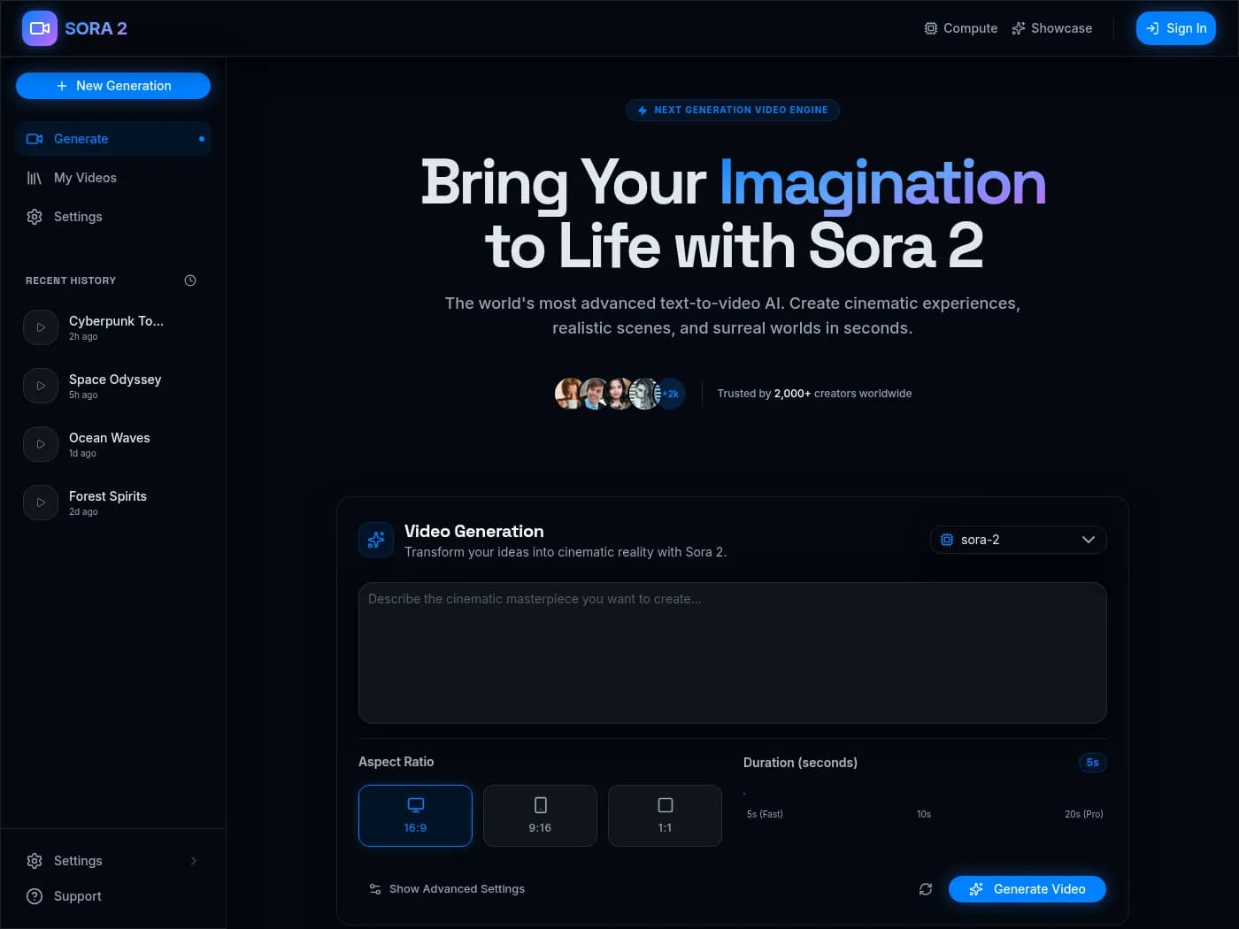 Sora 2 Video Creator