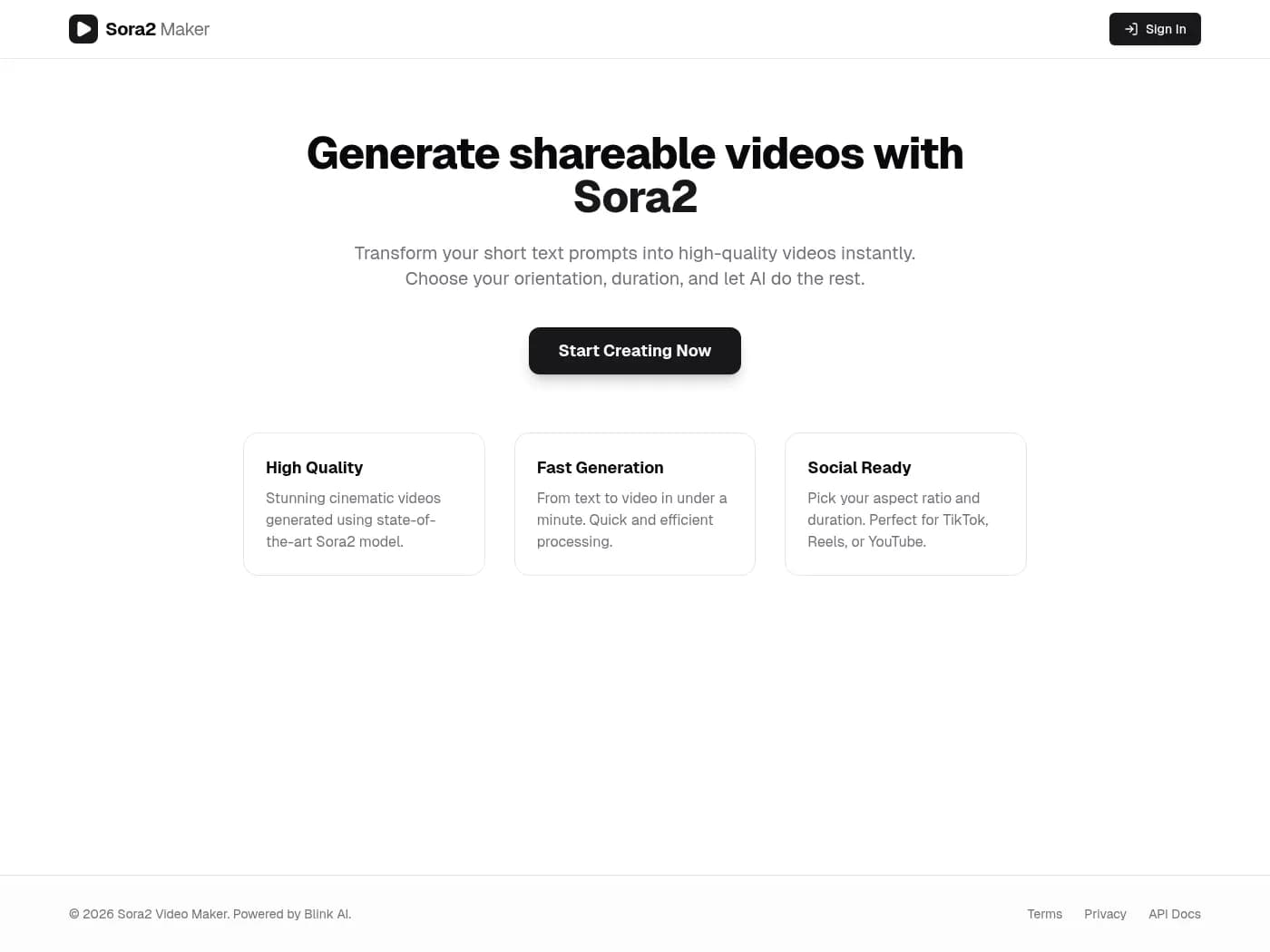 Sora2 Video Maker
