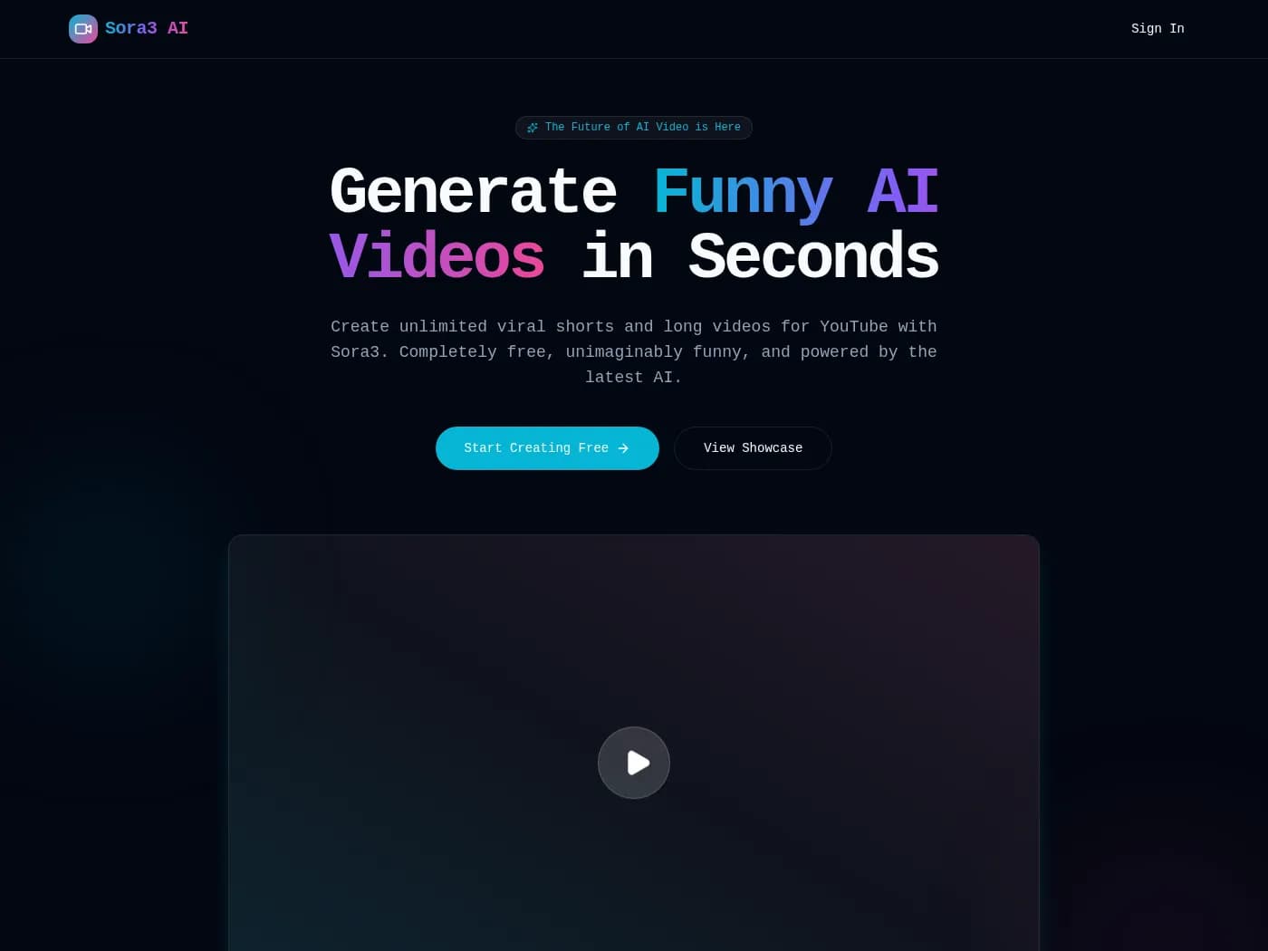 Sora3 Video Creator