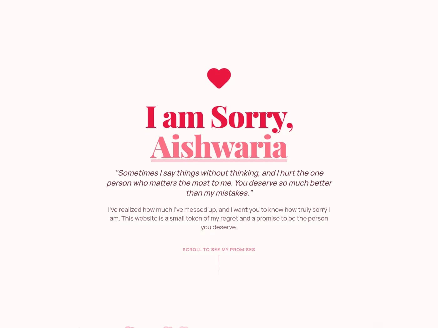 Sorry Aishwaria