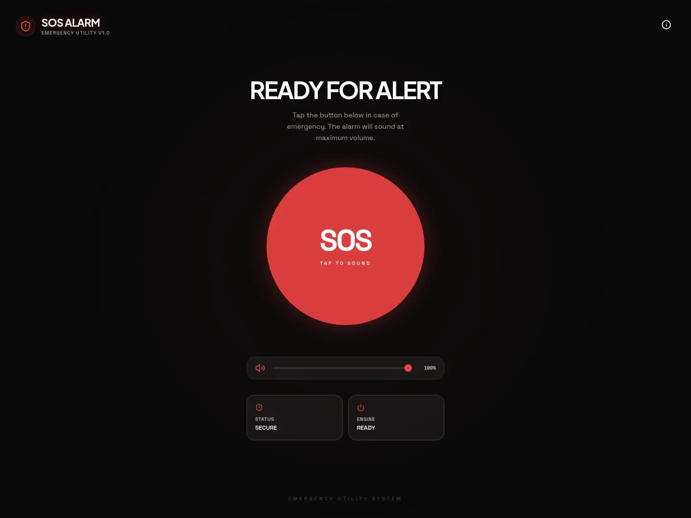 SOS Alarm Button