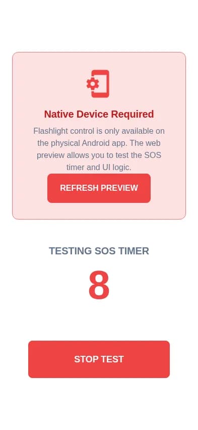 SOS Flash Alert
