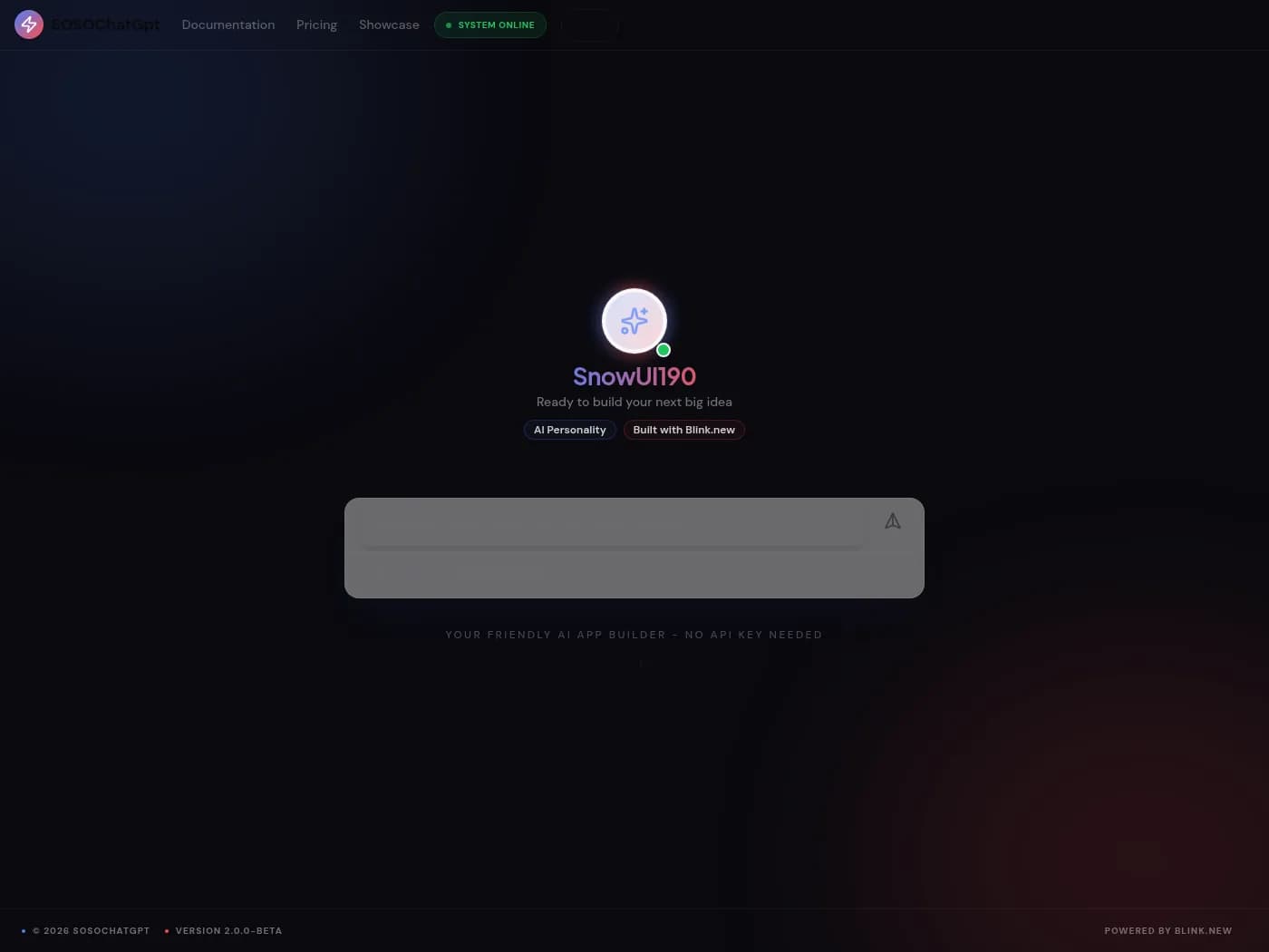SOSOChatGpt Interface
