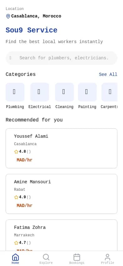 Sou9 Service Marketplace