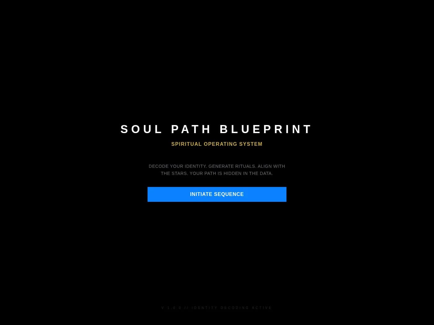 Soul Path Blueprint