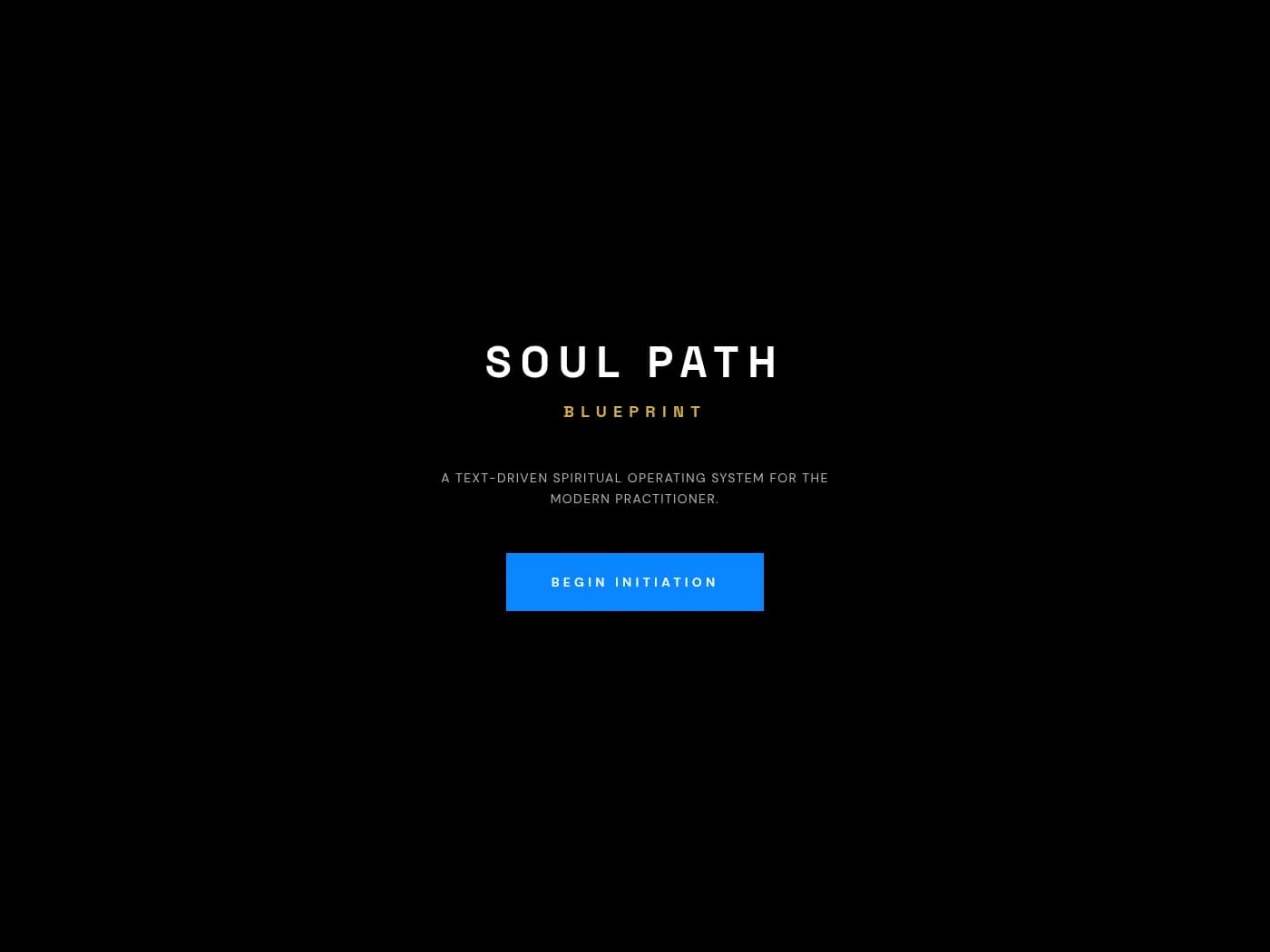 Soul Path Blueprint