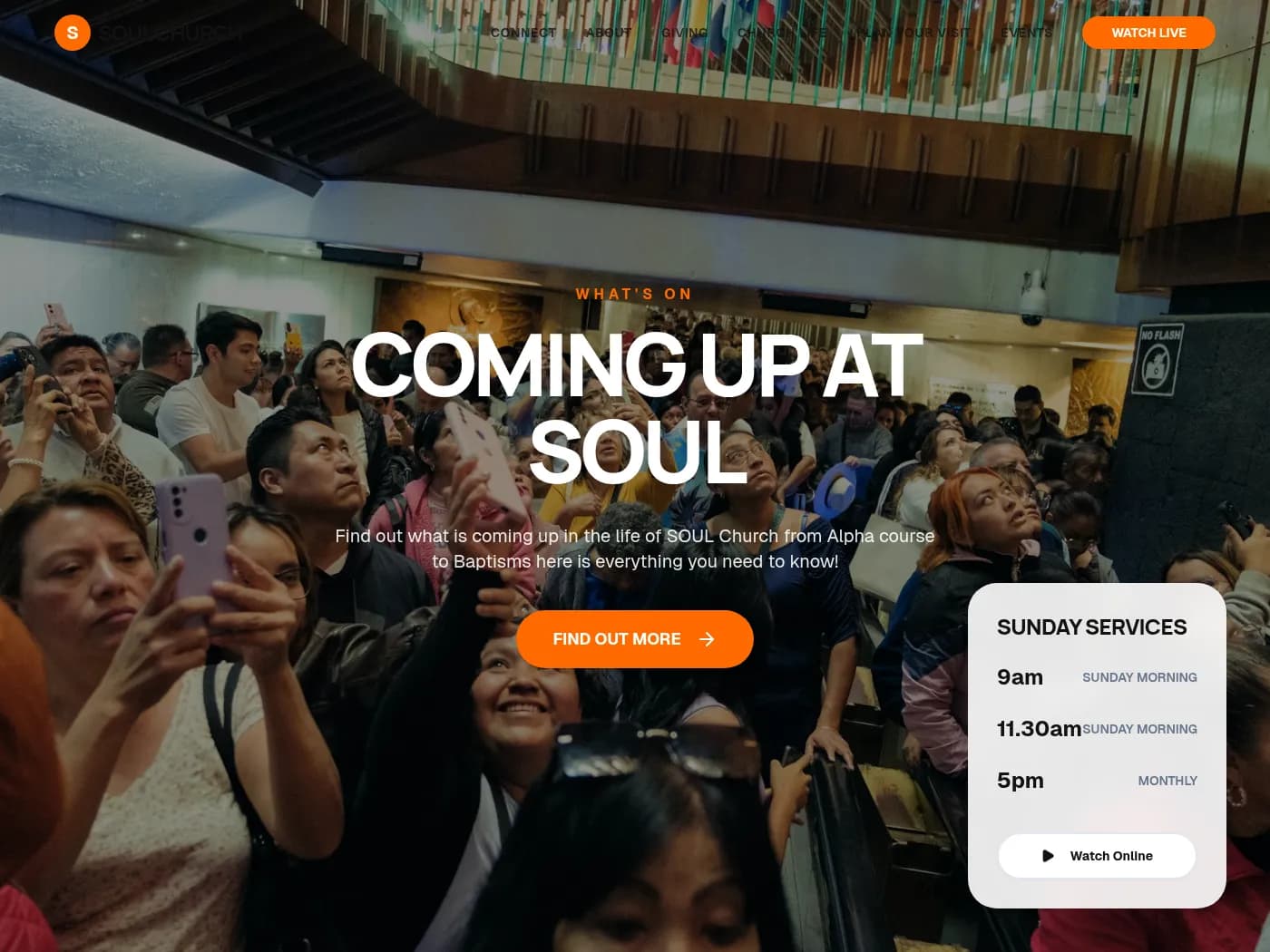 Soul Church Web Clone