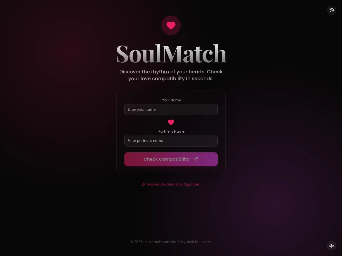 SoulMatch Compatibility Checker